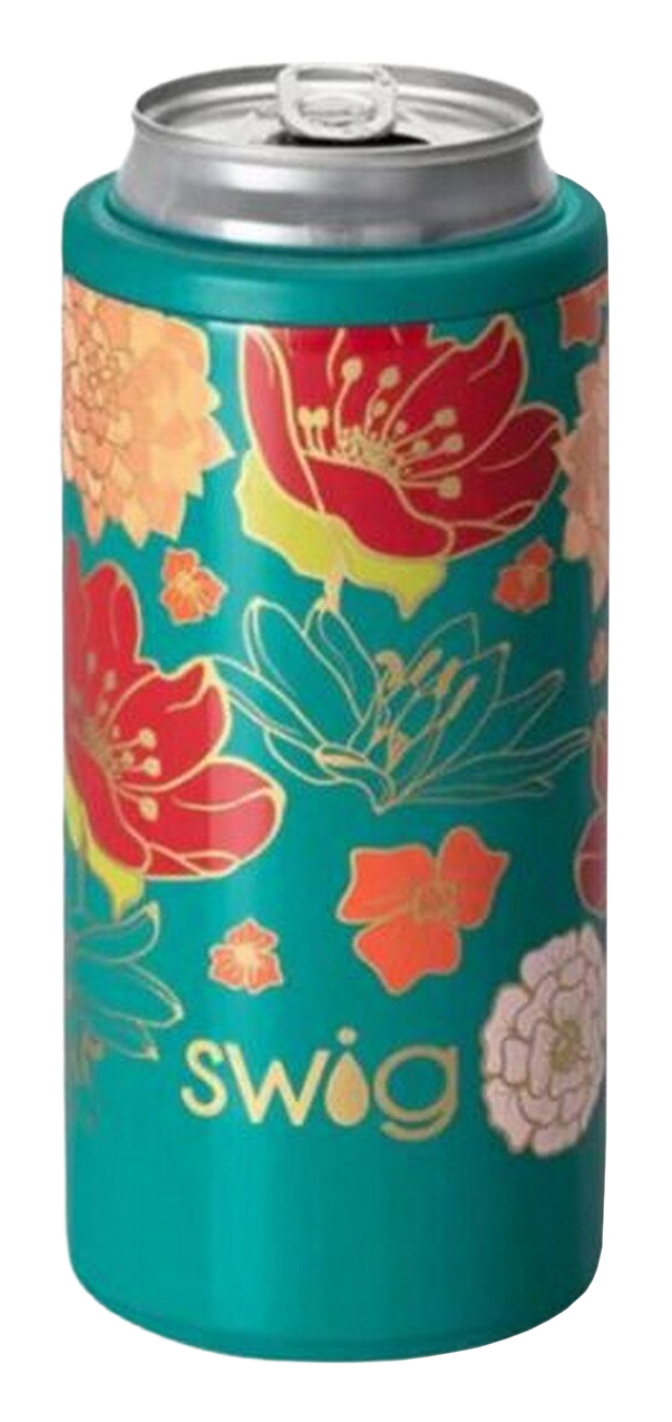 Swig Fire Poppy Skinny Can Cooler 12oz | Bass Pro Shops